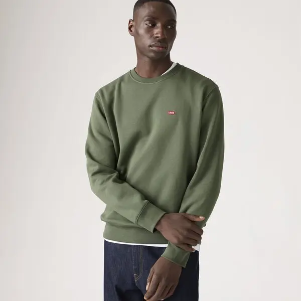 LEVI'S Crewneck Fleece Sweatshirt - Thyme
