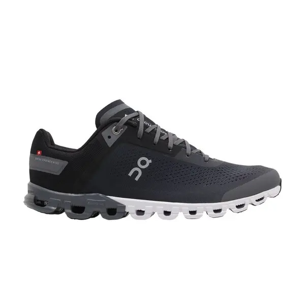 On Cloudflow " Asphalt" Athletic Sneakers - Black
