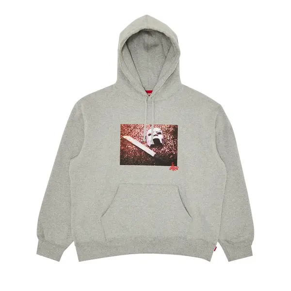 Supreme Mf Doom Hooded Sweatshirt - Grey