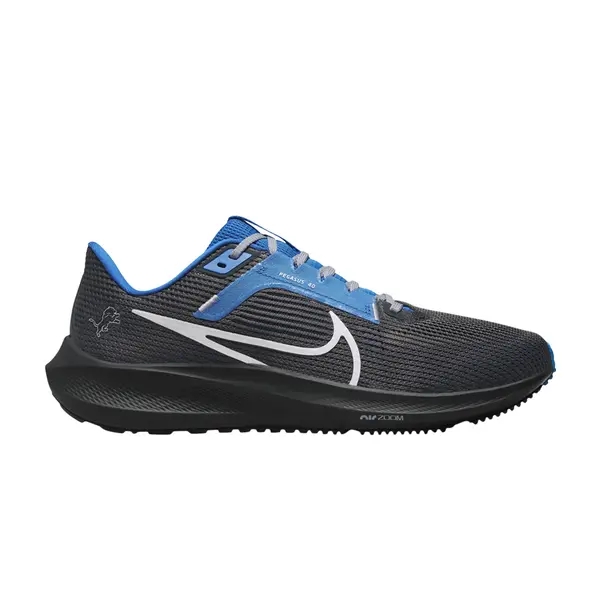 Nike Nfl X Air Zoom Pegasus 40 'detroit Lions' Sneakers - Black