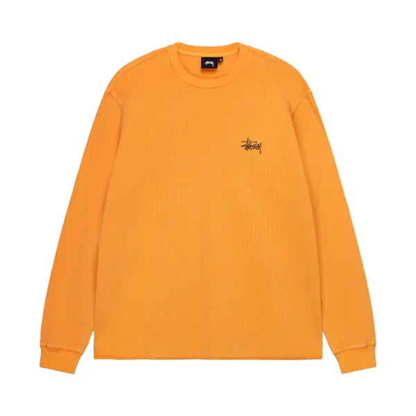 StÜssy Basic Stock Long-sleeve Thermal 'apricot - Orange