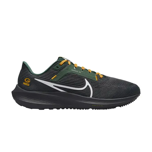 Nike Nfl X Air Zoom Pegasus 40 'green Bay Packers' Sneakers - Black