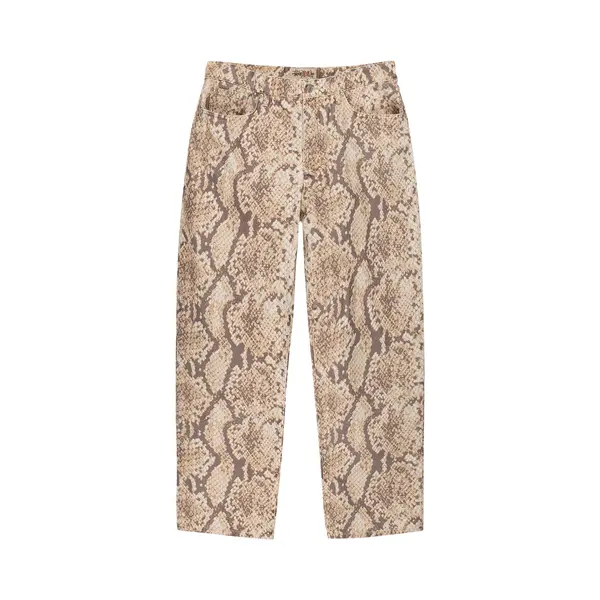StÜssy Washed Canvas Big Ol' Jeans - Tan