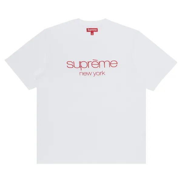 Supreme Classic Logo Short-sleeve Top - White