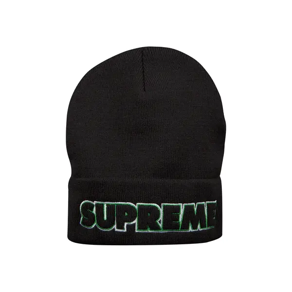 Supreme Outline Beanie - Black