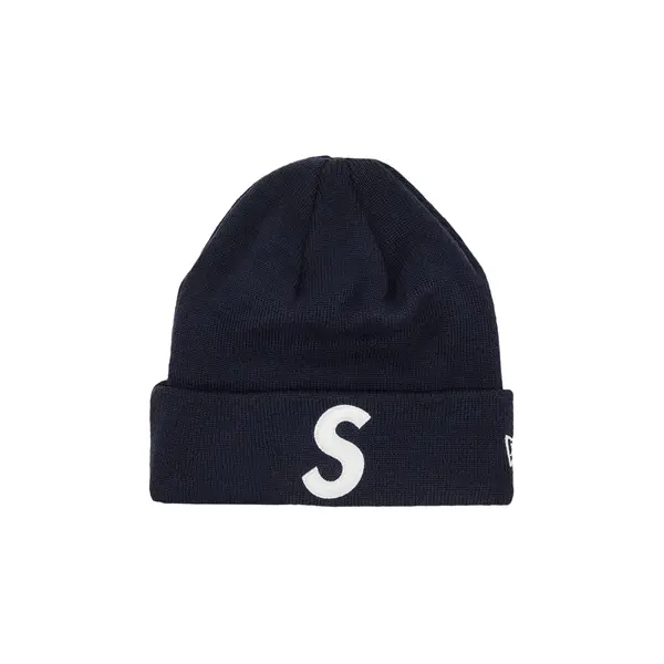 Supreme X New Era S Logo Beanie - Blue