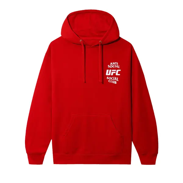 ANTI SOCIAL SOCIAL CLUB X Ufc Self Titled Hoodie - Red
