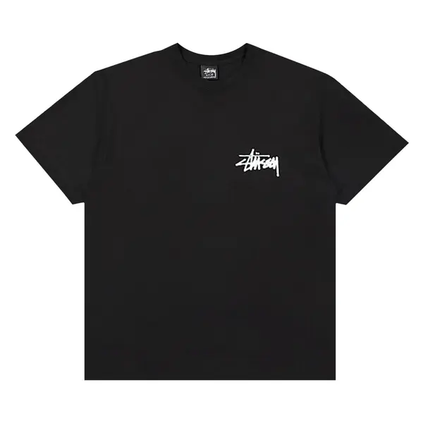 StÜssy Old Phone Pigment Dyed T-shirt - Black