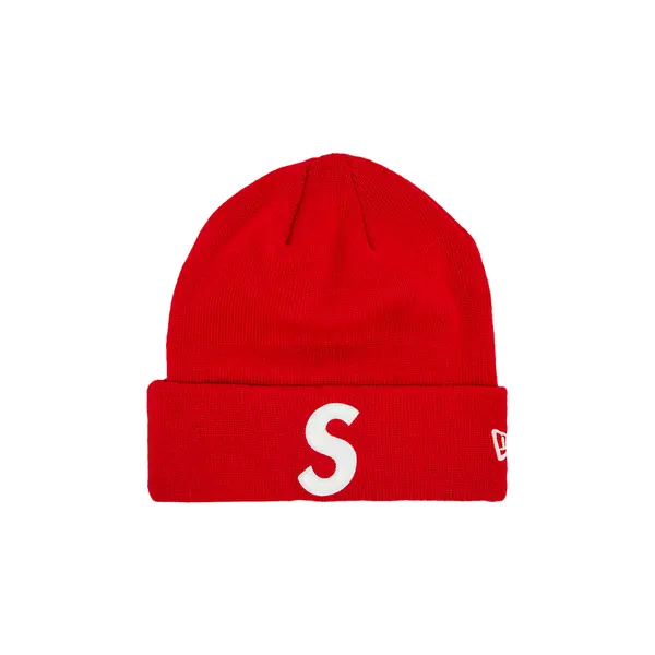 Supreme X New Era S Logo Beanie - Red