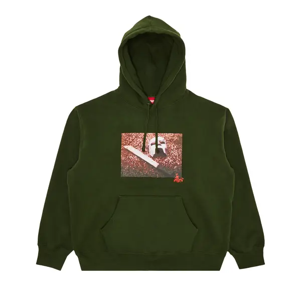 Supreme Mf Doom Hooded Sweatshirt - Green