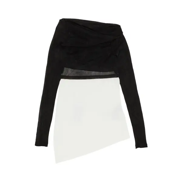 MAISON MARGIELA Sheer Rib Jersey Top