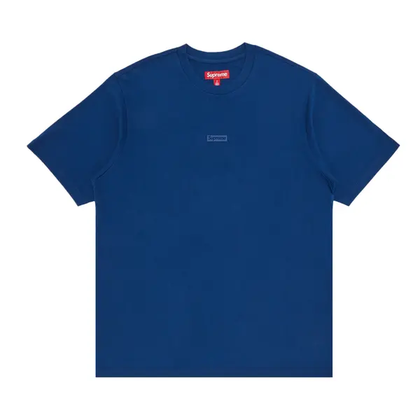 Supreme High Density Small Box Short-sleeve Top 'light Navy - Blue