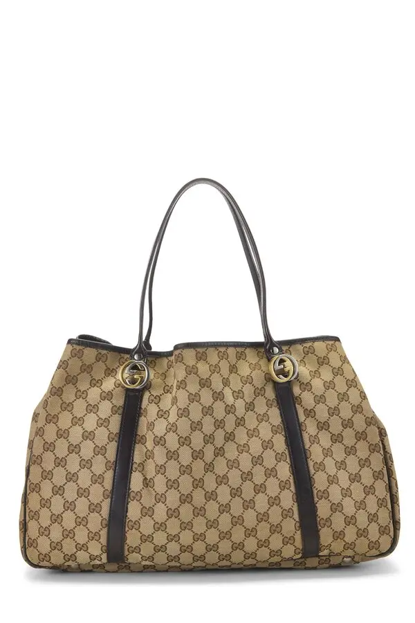 Gucci Original Gg Canvas Twins Tote