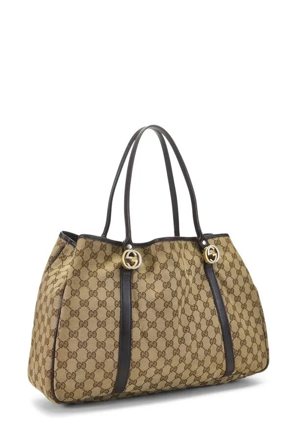 Gucci Original Gg Canvas Twins Tote