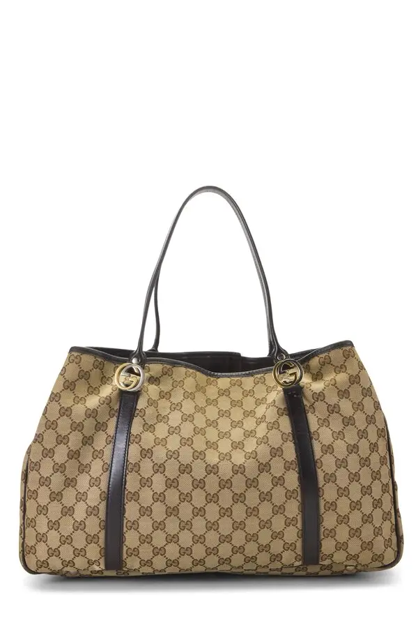 Gucci Original Gg Canvas Twins Tote