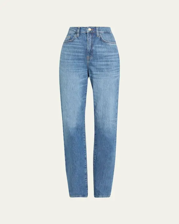 TRIARCHY Ms. V-high Rise Straight-leg Jeans
