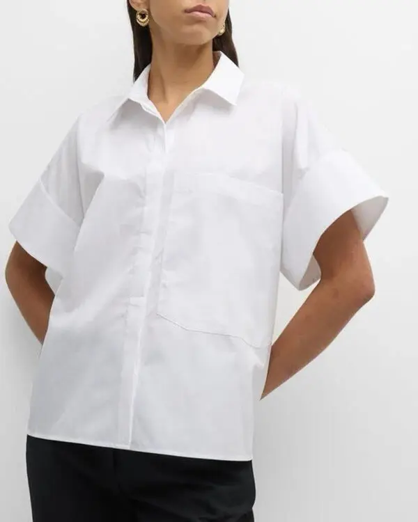 Co Boxy Short-sleeve Shirt - White