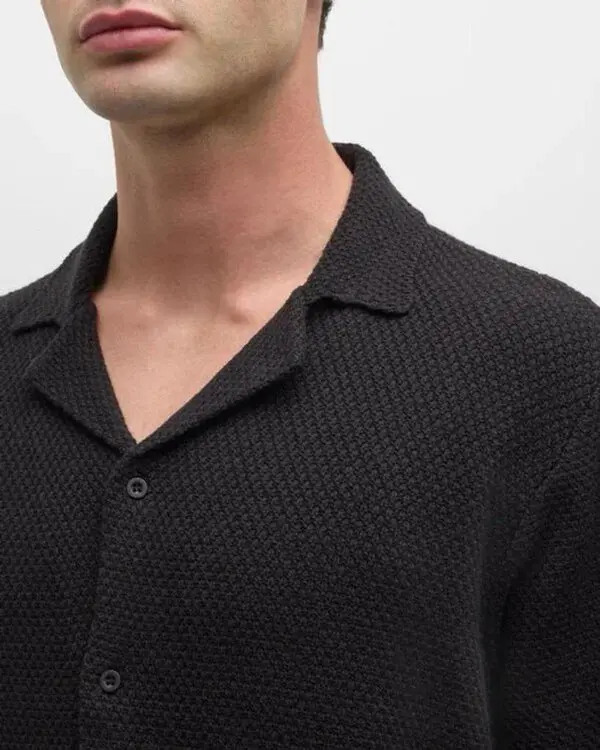 Onia Apos;s Cotton Textured Camp Shirt