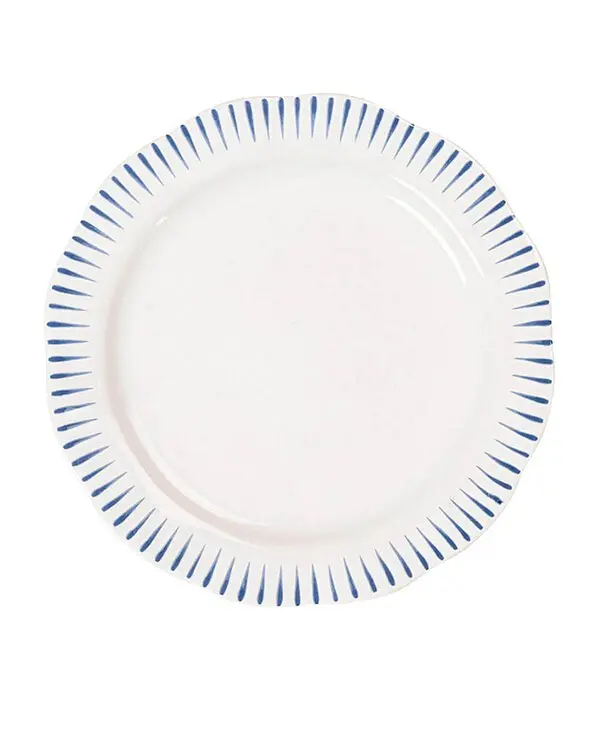 JULISKA Sitio Stripe Side/cocktail Plate - Delft Blue