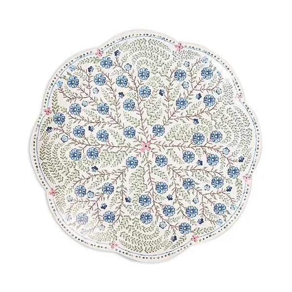 JULISKA Villa Seville Scalloped Dessert/salad Plate - Chambray
