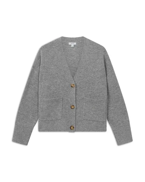 REISS Juni Dropped Shoulder Cardigan