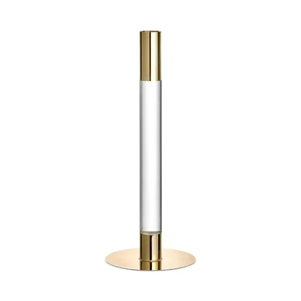 ORREFORS Lumiere Candlestick Holder, Medium - Gold