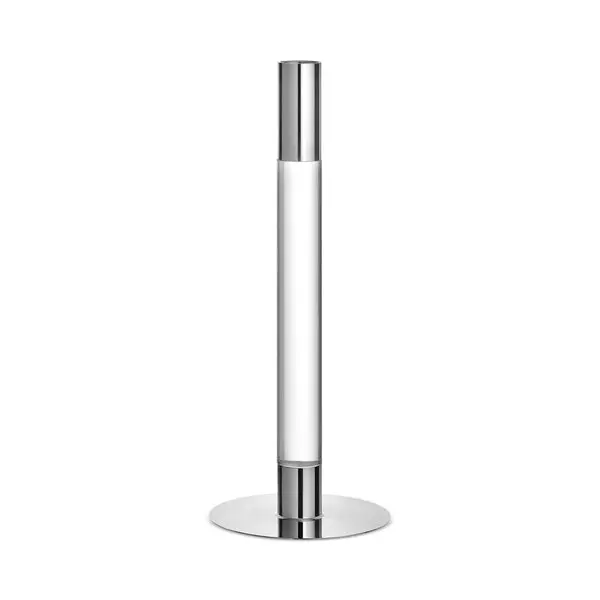 ORREFORS Lumiere Candlestick Holder, Medium - Silver
