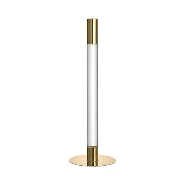 ORREFORS Lumiere Candlestick Holder, Large - Gold