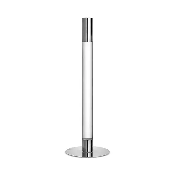 ORREFORS Lumiere Candlestick Holder, Large - Silver