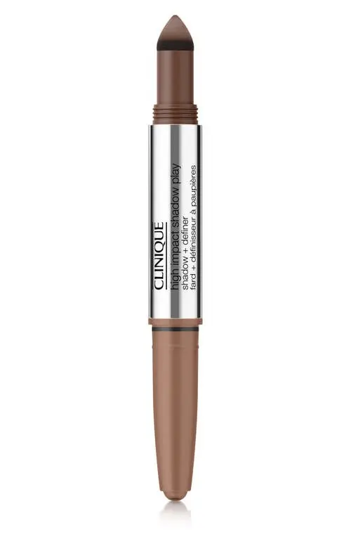CLINIQUE High Impact Shadow Play Eyeshadow + Definer - Double Latte