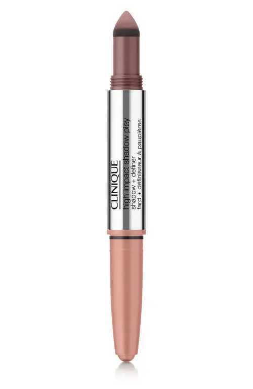 CLINIQUE High Impact Shadow Play Eyeshadow + Definer - Rose And Truffles