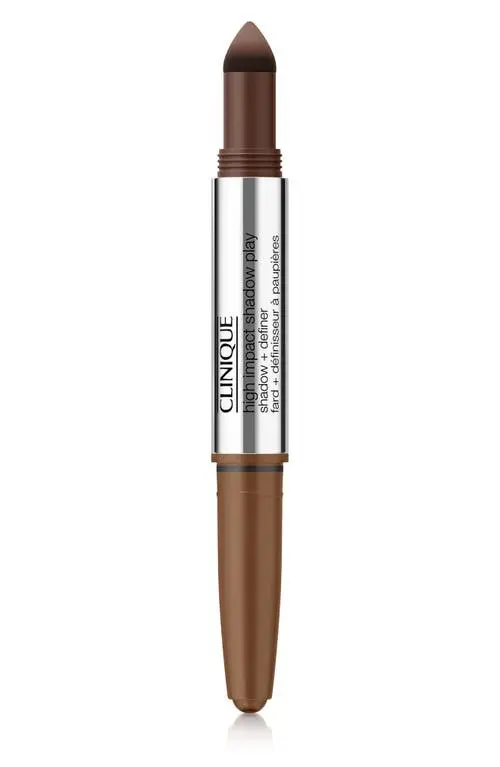 CLINIQUE High Impact Shadow Play Eyeshadow + Definer - Rum And Cola