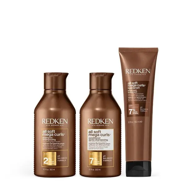 REDKEN All Soft Mega Curls | Shampoo, Conditioner, Lotion - One-color