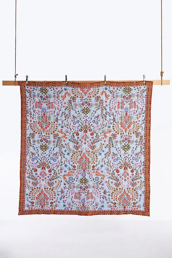 Anthropologie The Prted Textured Cotton Quilt Collection
