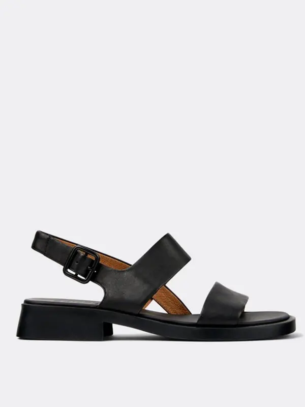 Camper Heeled Sandals - Black