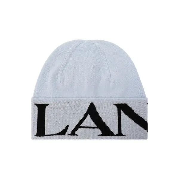 LANVIN Virgin Wool Beanie - Blue