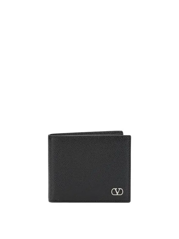 Valentino Garavani V Logo Signature' Wallet - Black