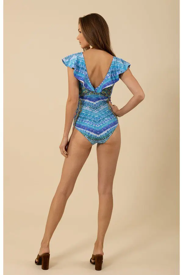 Hale Bob Nevaeh Ruffle Swimsuit