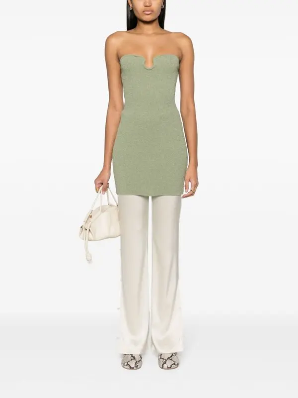 Nanushka Felina Satin Pants - Neutrals