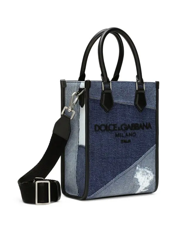 Dolce & Gabbana Patchwork Cotton-blend Tote Bag