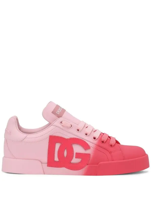 Dolce & Gabbana Portofino Gradient Leather Sneakers