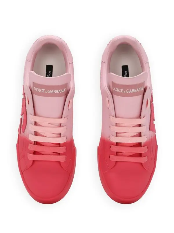 Dolce & Gabbana Portofino Gradient Leather Sneakers