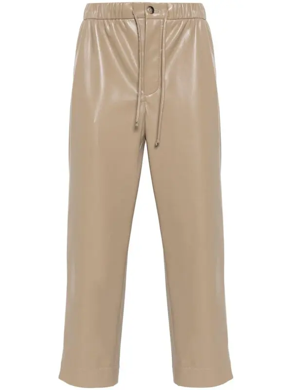 Nanushka Drawstring Straight-leg Trousers