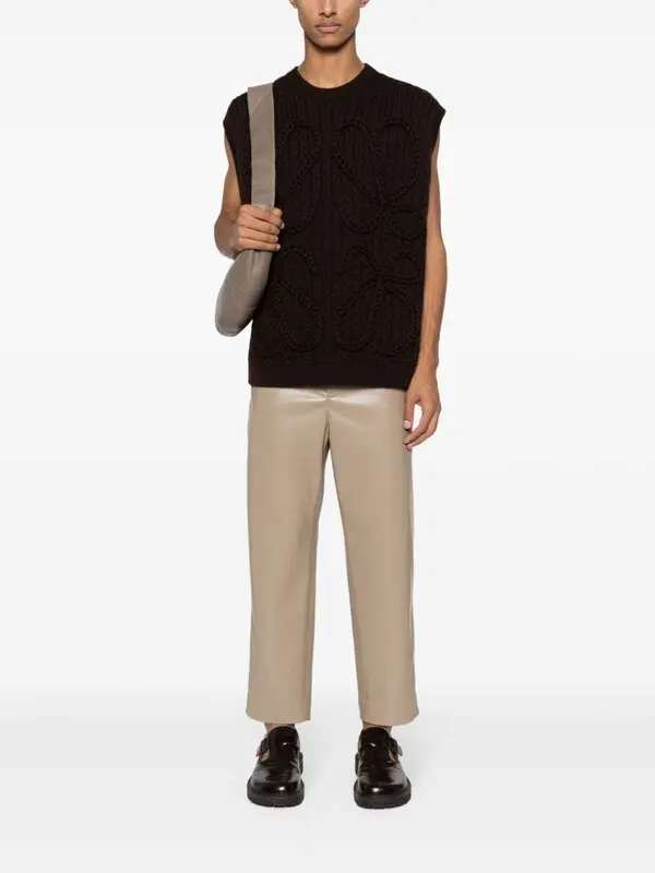 Nanushka Drawstring Straight-leg Trousers