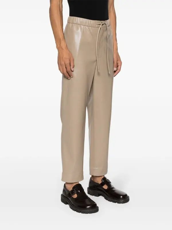 Nanushka Drawstring Straight-leg Trousers