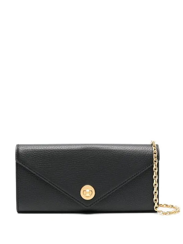 Bimba Y Lola Envelope Leather Clutch