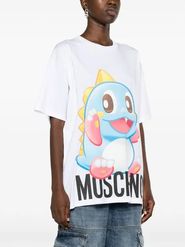 Moschino Anime-print Organic-cotton T-shirt