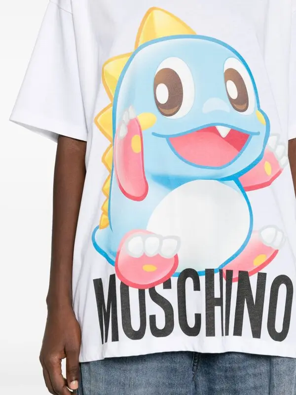 Moschino Anime-print Organic-cotton T-shirt