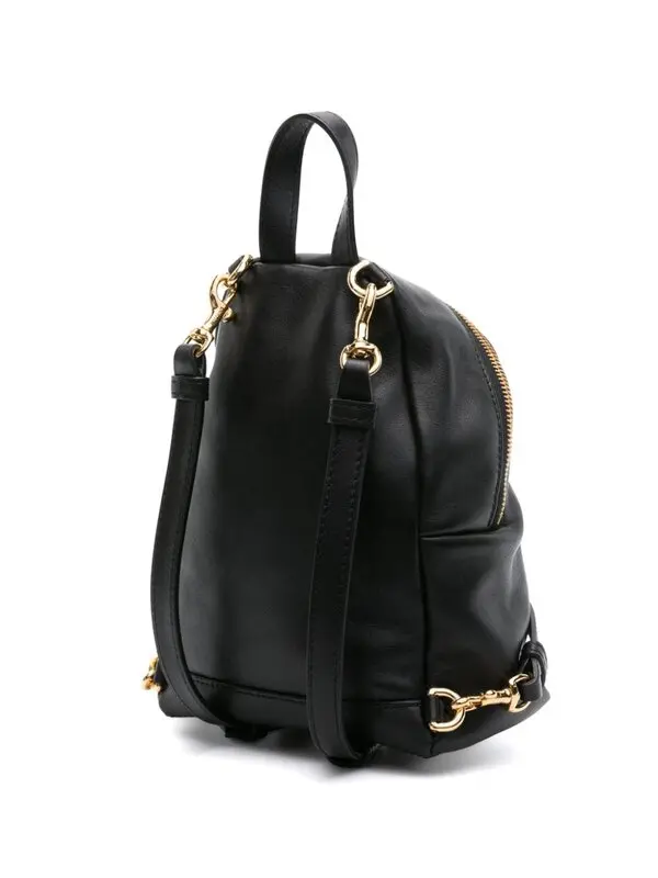 Moschino Mini Backpack With Logo Appliqu