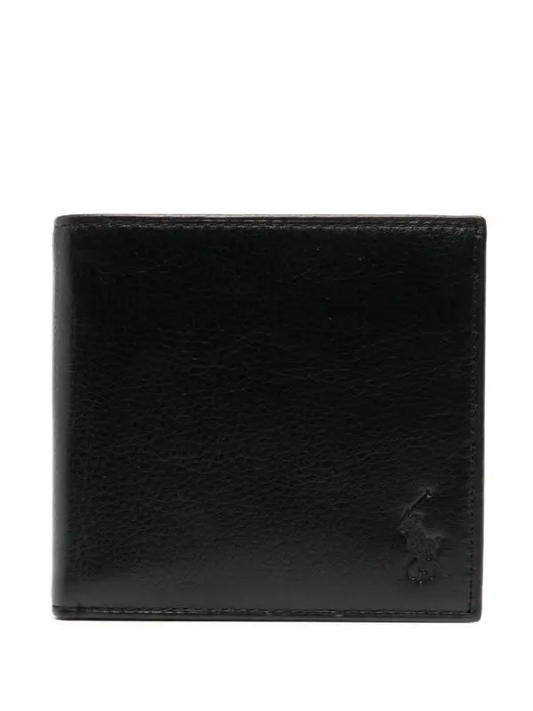 Polo Ralph Lauren Debossed-logo Bi-fold Wallet - Black